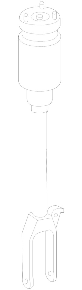 A1643205213 Стойка гидропневматической подвески Mercedes | Запчасти на ...