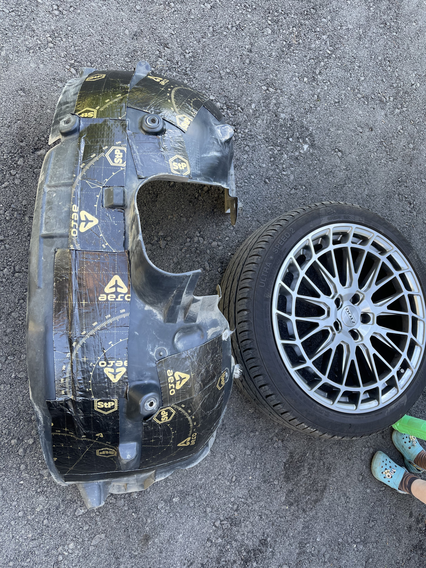 Шумоизоляция подкрылков — Citroen C4 Picasso (2G), 1,6 л, 2019 года ...