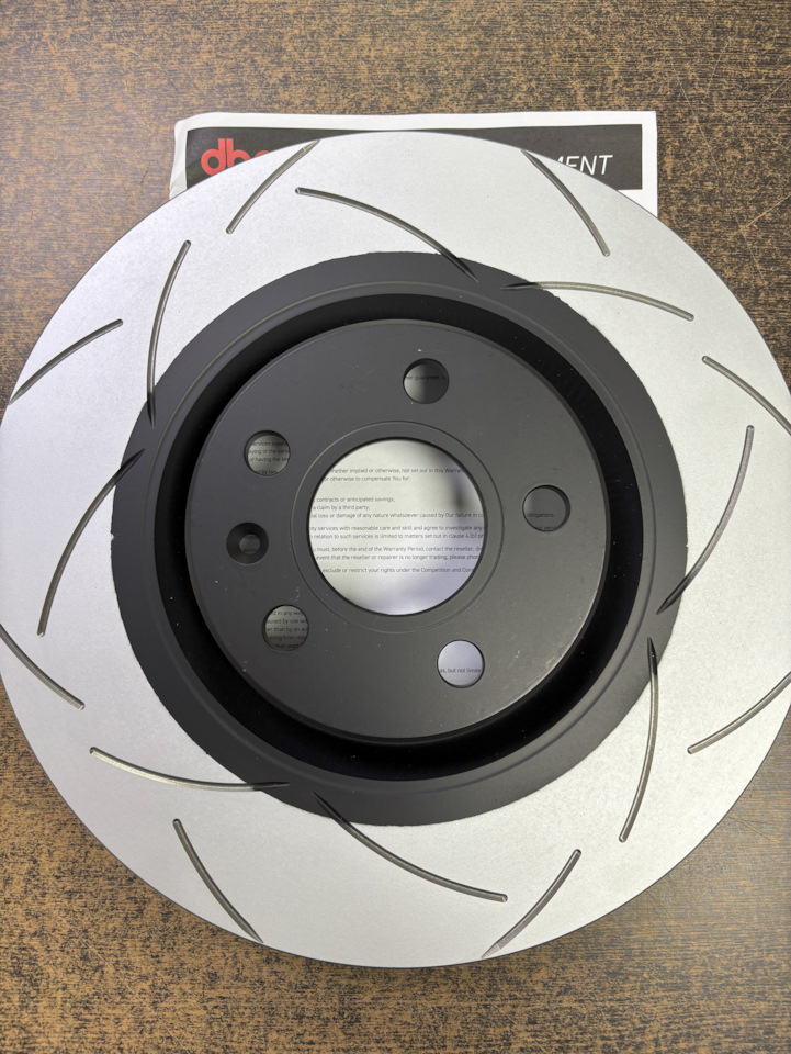 Тормозной диск, слотированный DBA (Австралия) на Geely Tugella, Volvo ...