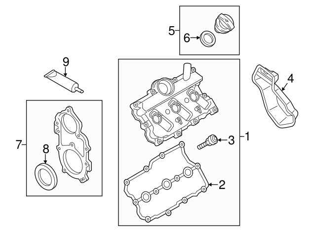 059103483N Прокладка VAG | Запчасти на DRIVE2