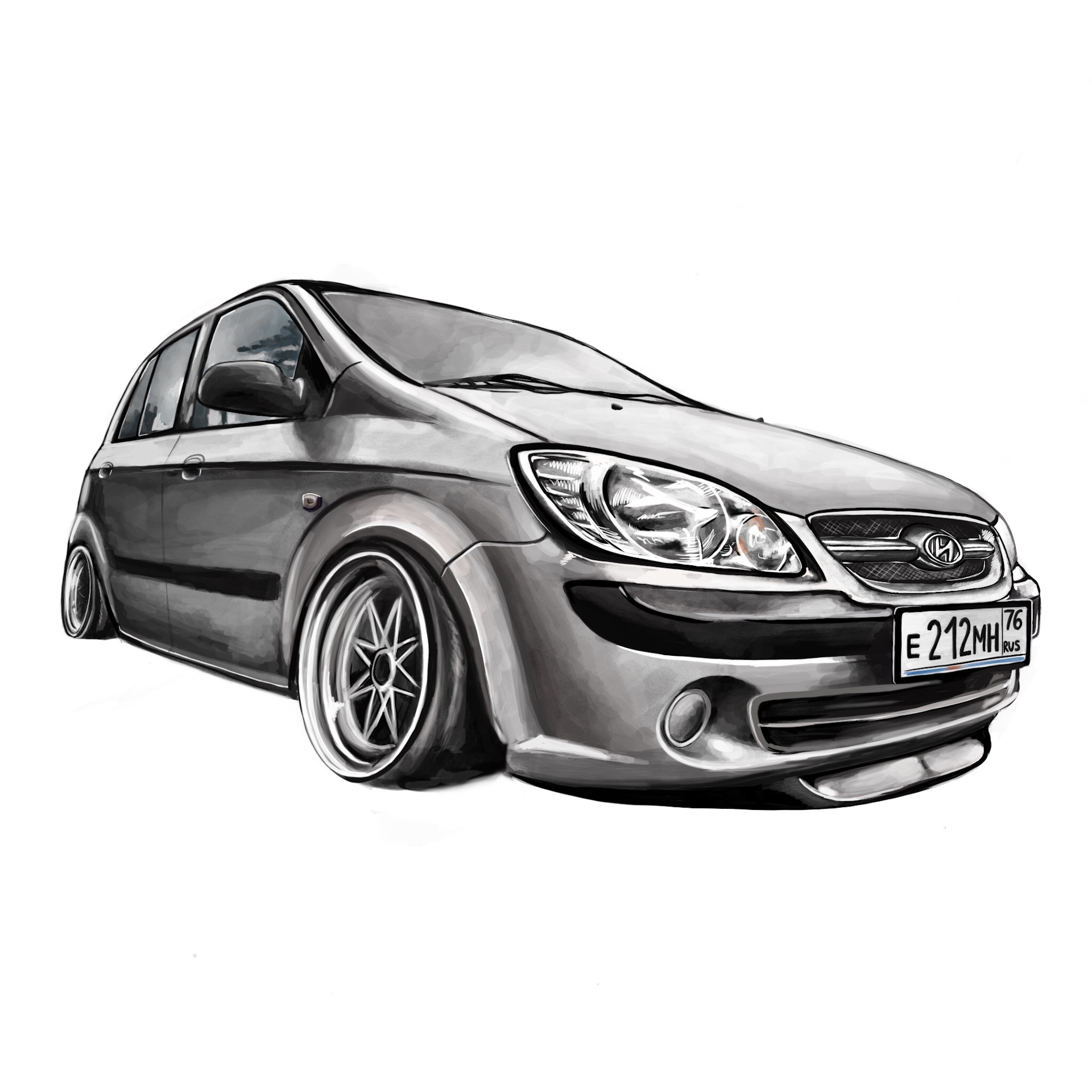 Арт — Hyundai Getz, 1,4 л, 2008 года | просто так | DRIVE2