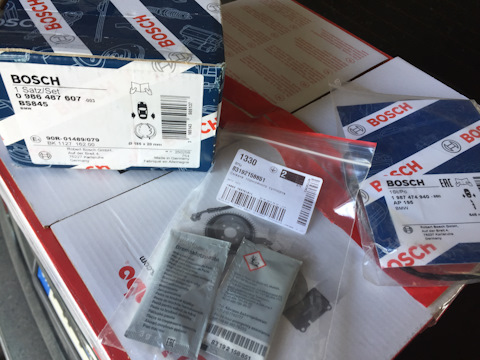 0986487607 Барабанные колодки стояночного тормоза BOSCH | Запчасти на ...