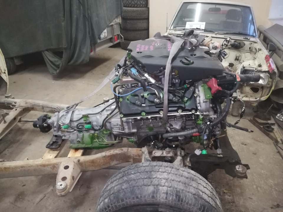 Swap. Часть 3. Рейка и траверса АКПП. Начало. — Mitsubishi L200 (1G), 4 ...