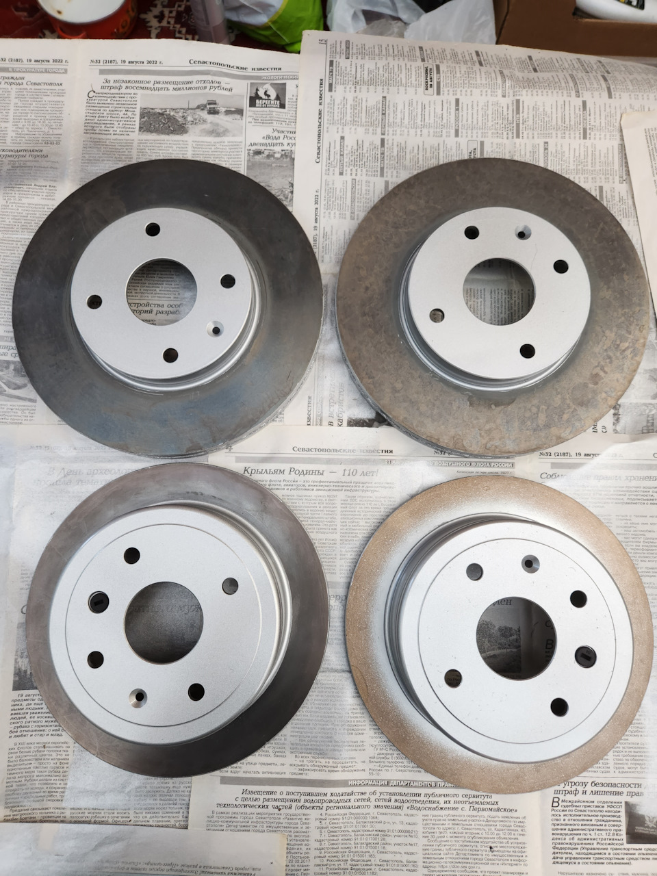 Задние тормоза, полное ТО — Chevrolet Lacetti Sedan, 1,8 л, 2008 года ...