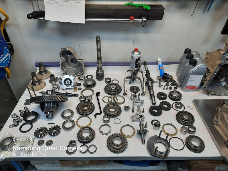 Ремонт МКПП — MQ 250. Работа по ремонту трансмиссии серии 02S с кодом ...