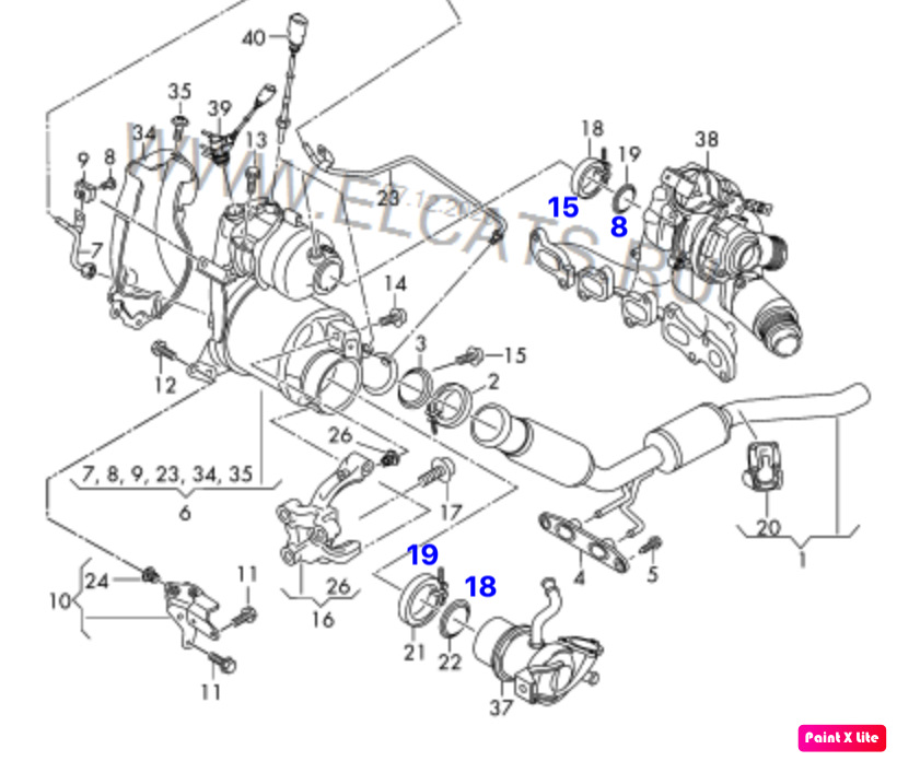 Подготовка к SWAP турбины на TDI (деталировка) — Skoda Kodiaq (1G), 2 л ...