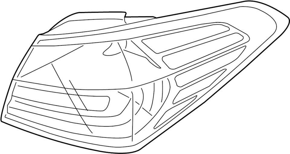 92420A7000 Lens & HSG-RR COMB O/S LAMP, RH. LENS & HSG-RR COMB O/S LAMP ...