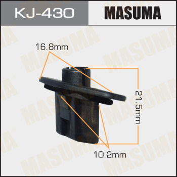 KJ430 Клипса пластиковая MASUMA | Запчасти на DRIVE2
