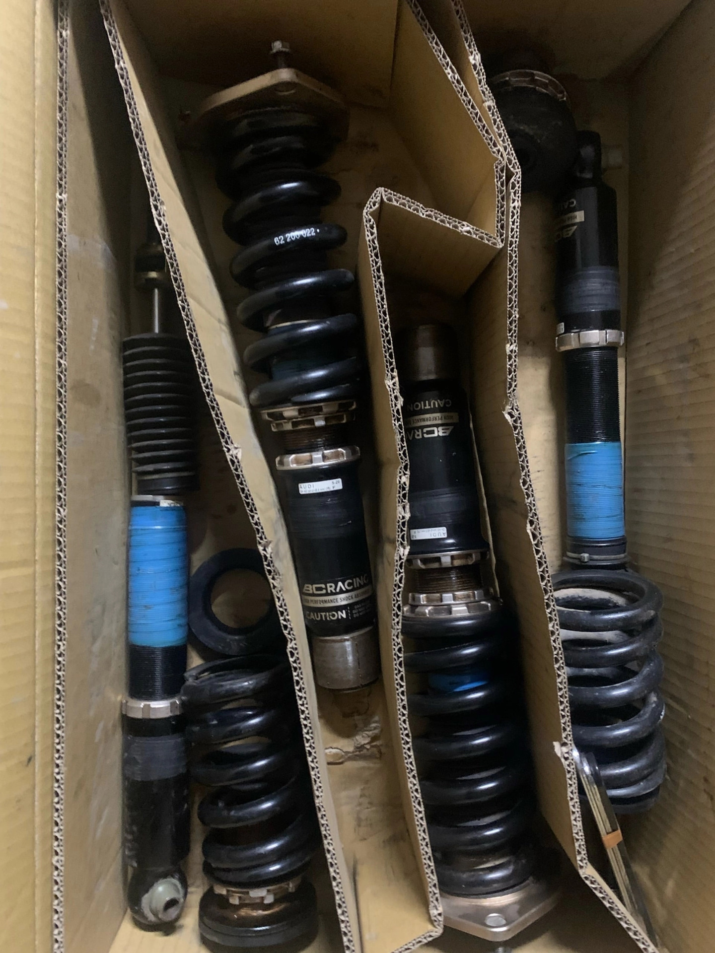 Койловеры bc racing — Audi A5 (2G), 2 л, 2020 года | тюнинг | DRIVE2