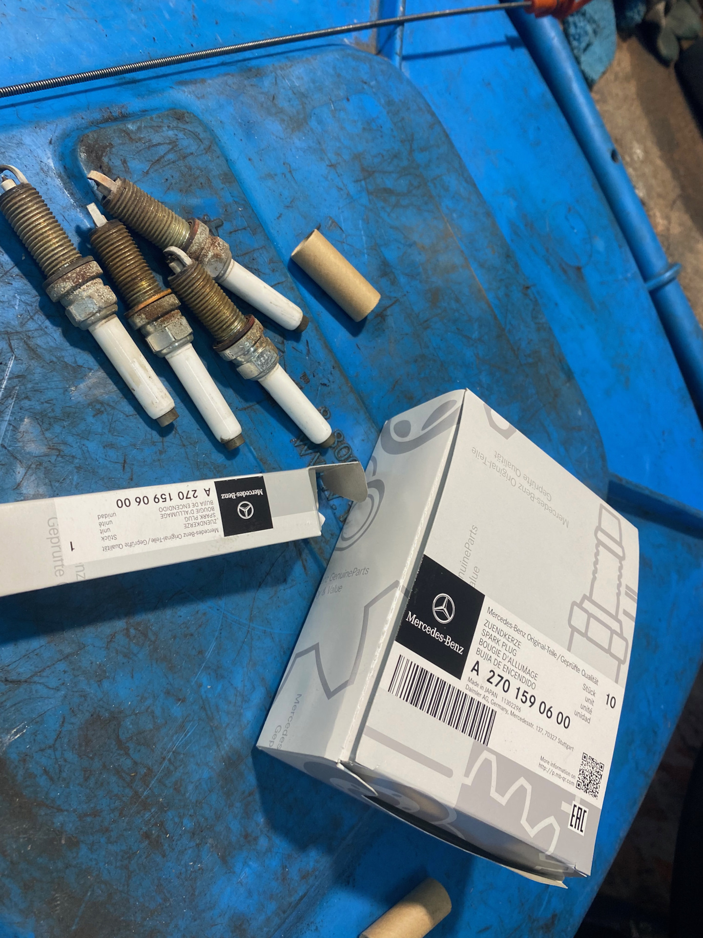 #7 Ежегодное плановое ТО+доп замены — Mercedes-Benz C-Class (W204), 1,8 ...