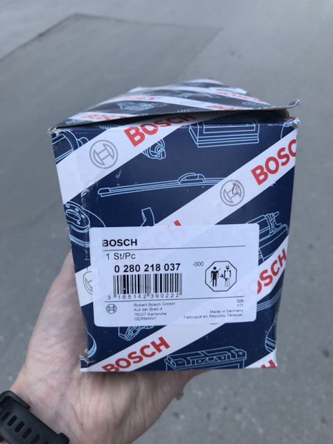 0280218037 Датчик массового расхода воздуха BOSCH | Запчасти на DRIVE2