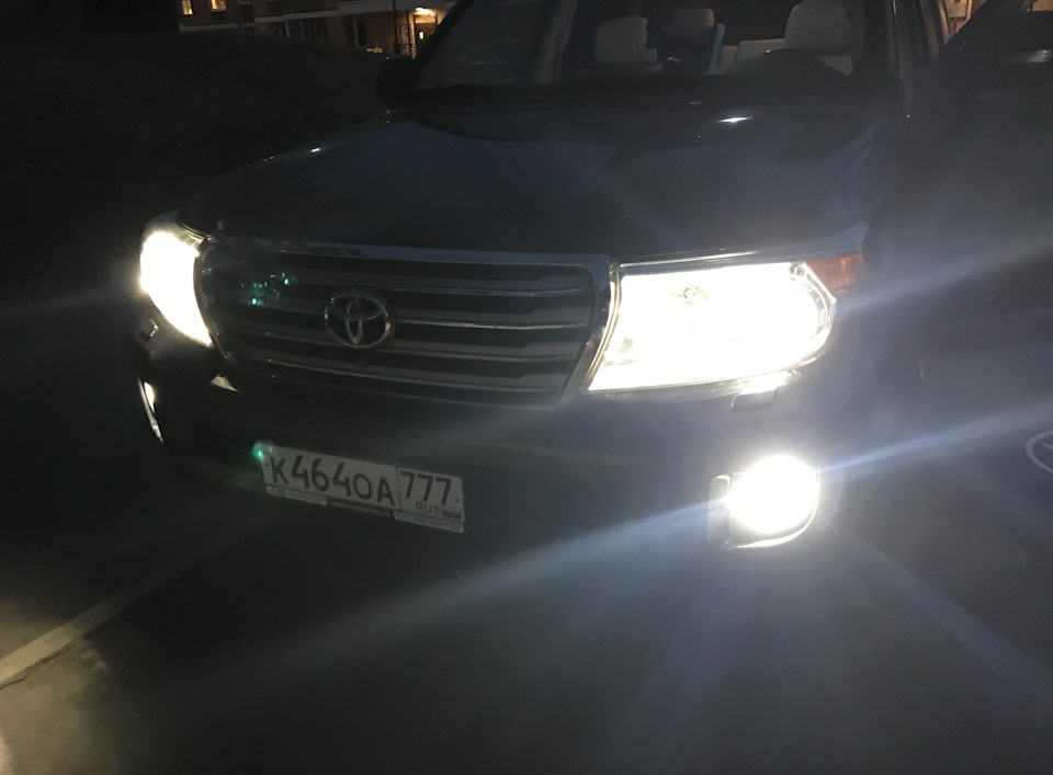 противотуманные фары ленд крузер первый рестайлинг — Toyota Land ...