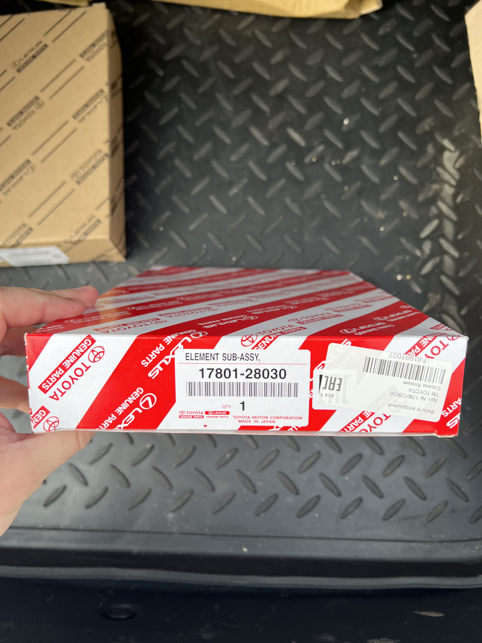 1780128030 Фильтр воздушный TOYOTA LEXUS | Запчасти на DRIVE2