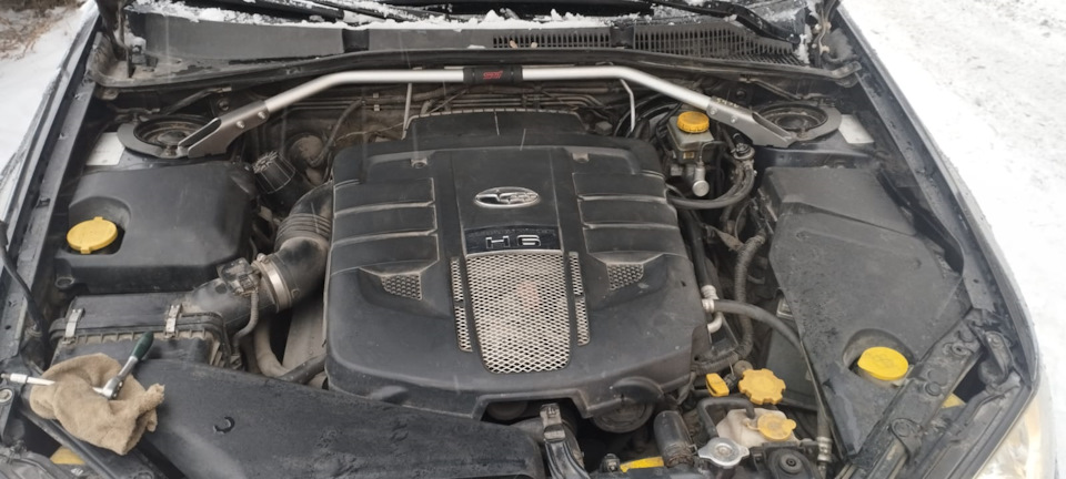 Распорка STI — Subaru Outback (BP), 3 л, 2007 года | тюнинг | DRIVE2