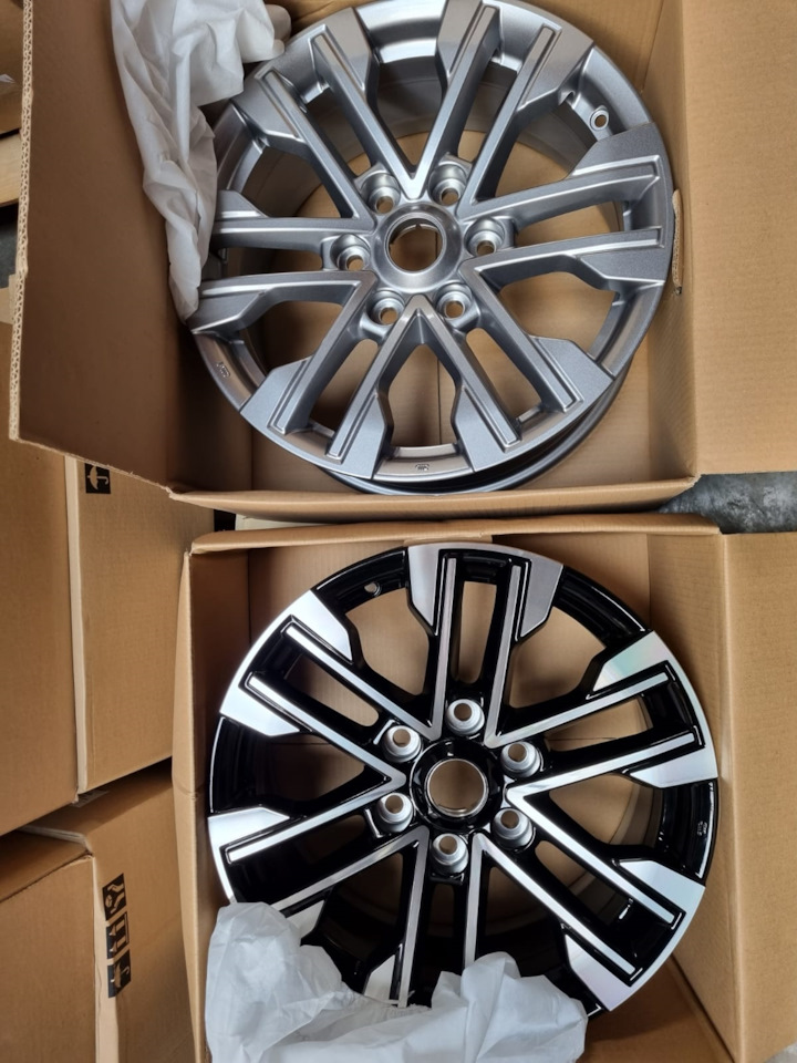 Литые диски Mitsubishi 7,5Jx18 ET38 6x139,7 на Mitsubishi L200 (5G ...