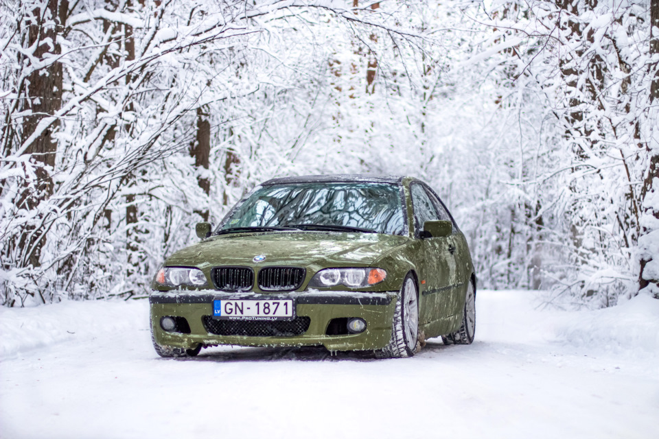 Winter e46 compact front swap — BMW 3 series (E46/5), 1,8 л., 2004 года ...