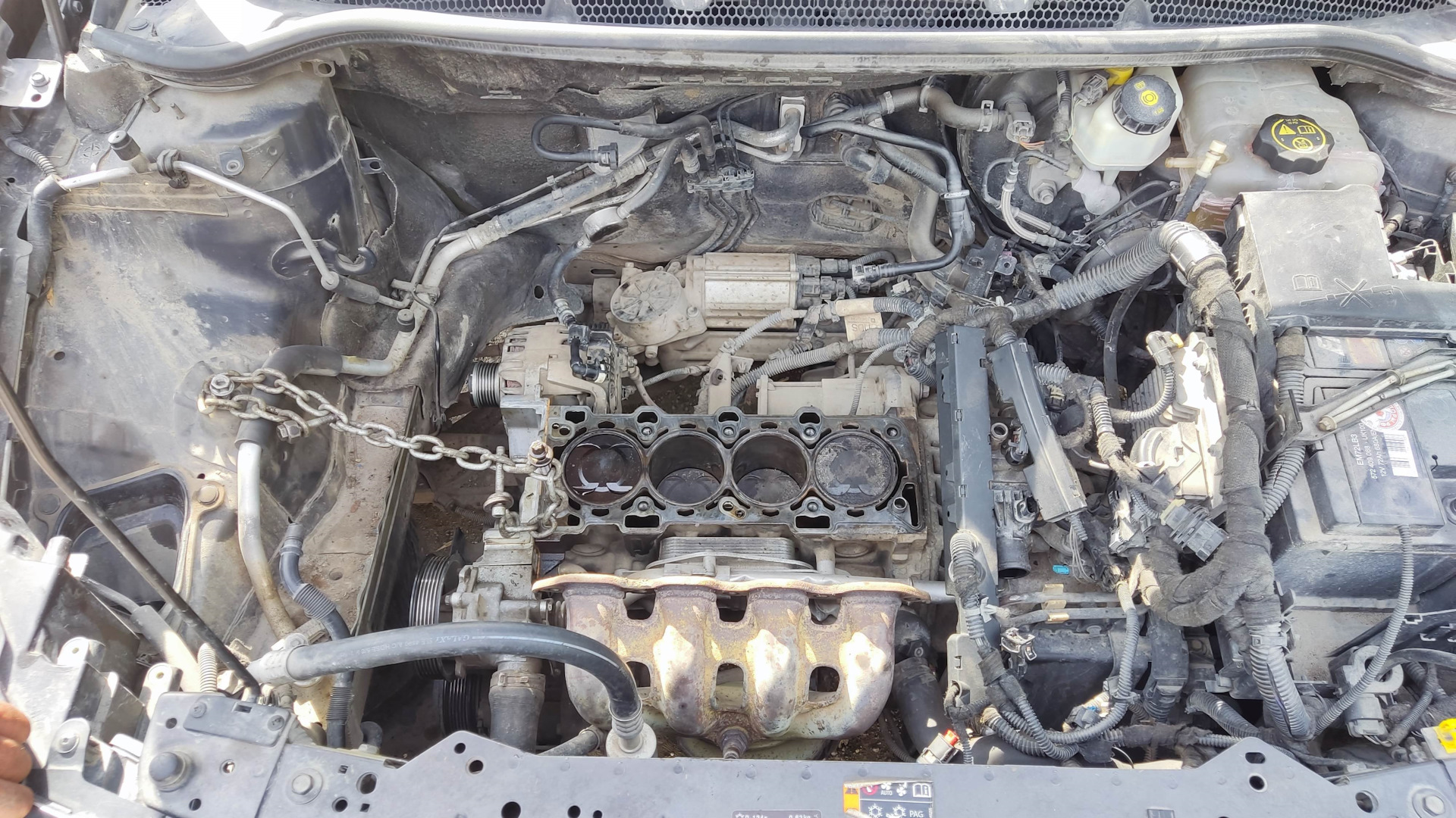 Замена прокладки ГБЦ — Opel Astra J, 1,6 л, 2013 года | визит на сервис ...