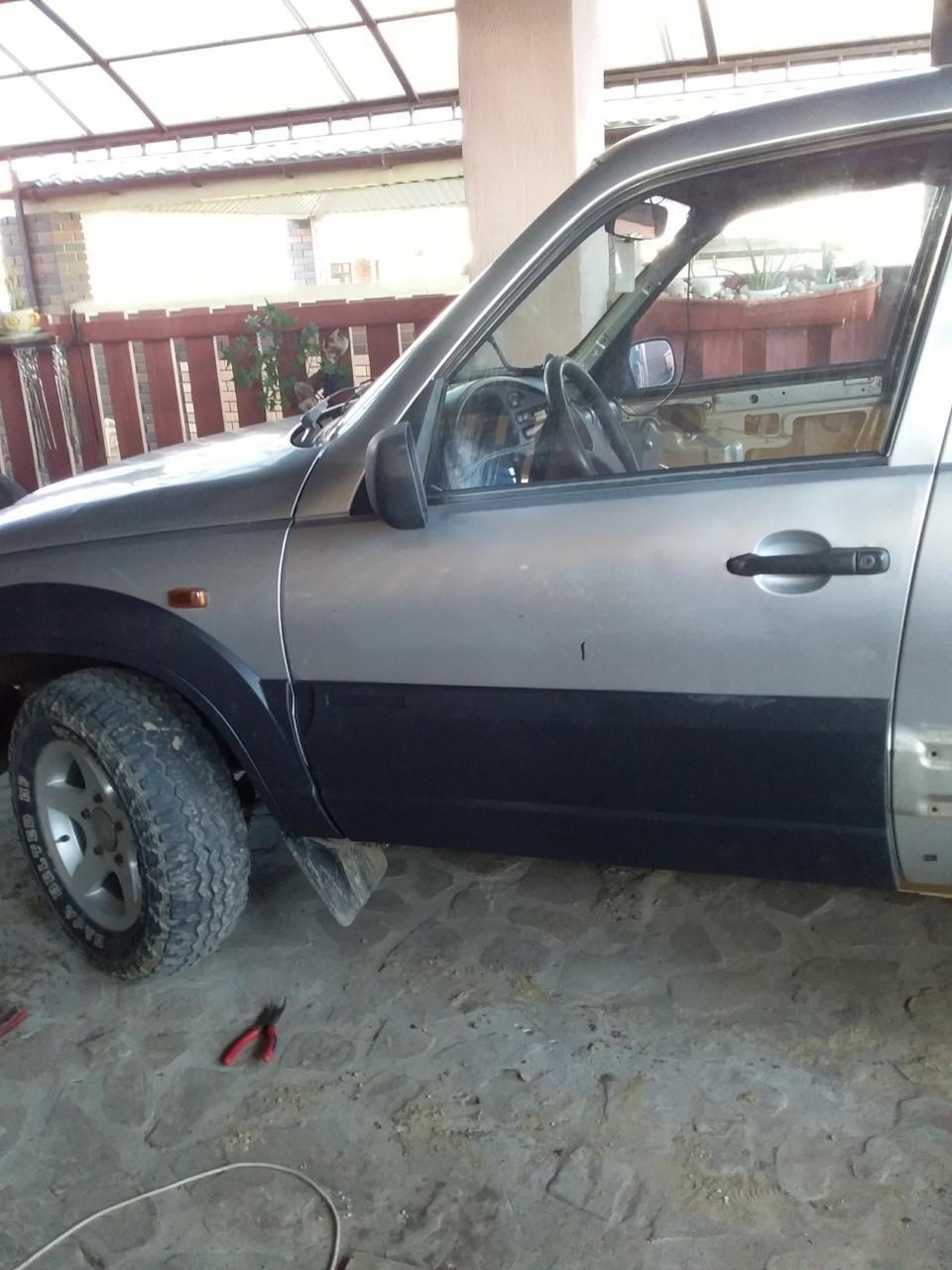 Повесил обвес Бертон.День 4 — Chevrolet Niva (1G), 1,7 л, 2004 года ...