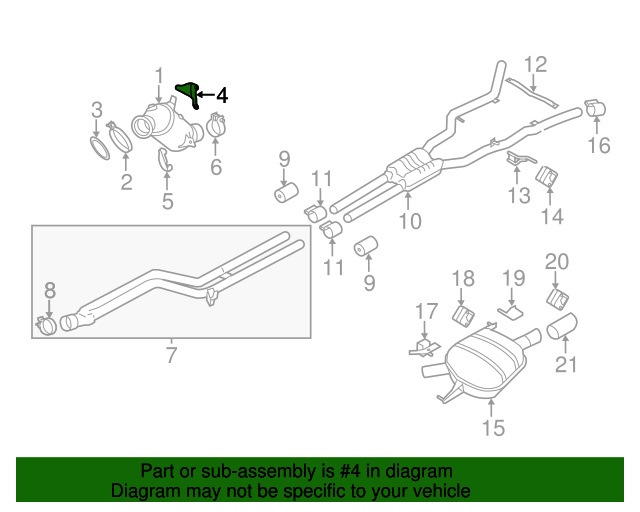 18307594929 Кронштейн первичного катализатора BMW | Запчасти на DRIVE2