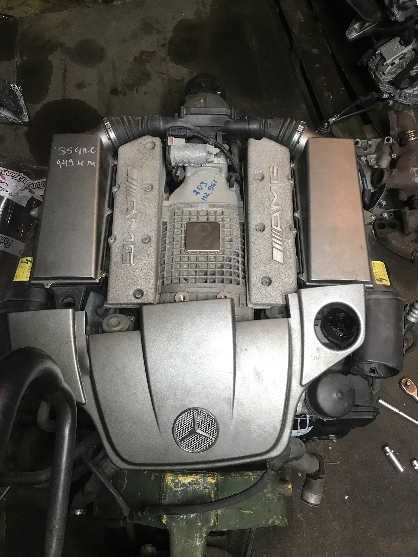 Двигатель М112 3.2 Kompressor — Mercedes-Benz E-Class (W211), 3,2 л ...