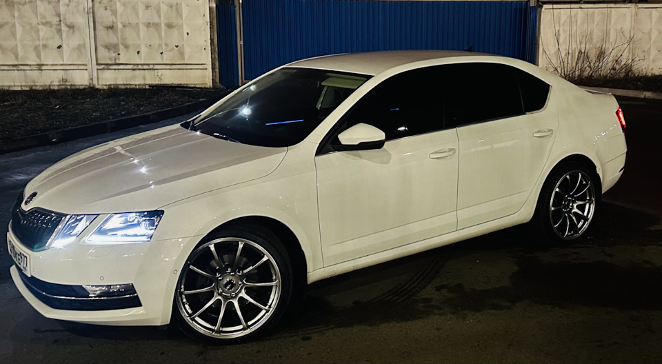 Летние колёса R19 — Skoda Octavia A7 Mk3, 1,8 л, 2019 года | колёсные диски | DRIVE2