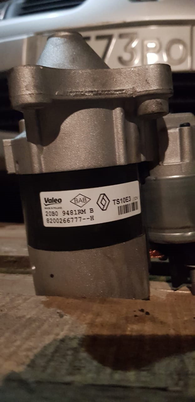 Замена стартера — Renault Megane II, 1,6 л, 2007 года | запчасти | DRIVE2