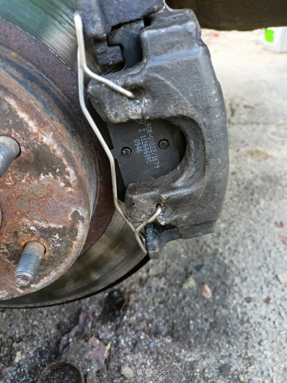 Пыльники тормозных дисков — Nissan Primera (P12), 2,2 л, 2003 года ...