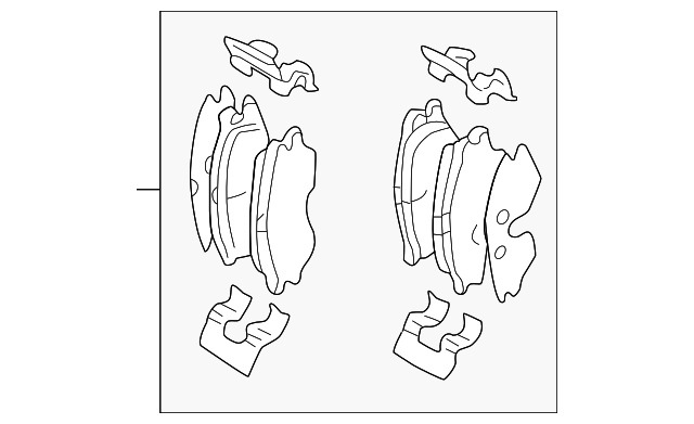 5810126A00 Комплект тормозных колодок KIA HYUNDAI | Запчасти на DRIVE2