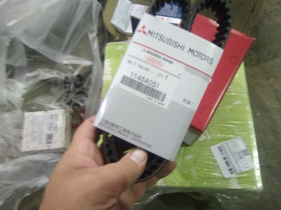 Плановый ремонт, замена ремня ГРМ и тормозных дисков — Mitsubishi ...