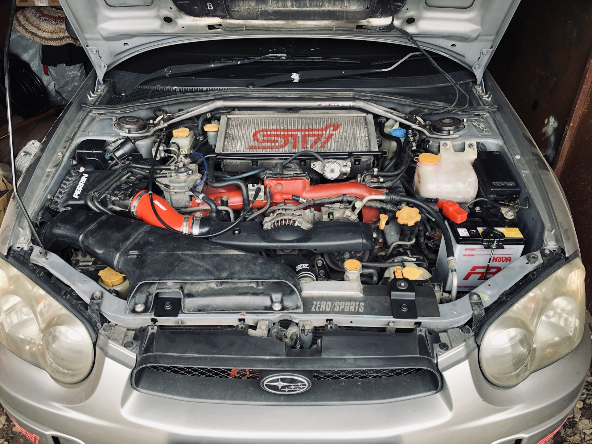 Затопило гараж. Облез лак. АКБ Subaru STI Spec C. — Subaru Impreza WRX ...