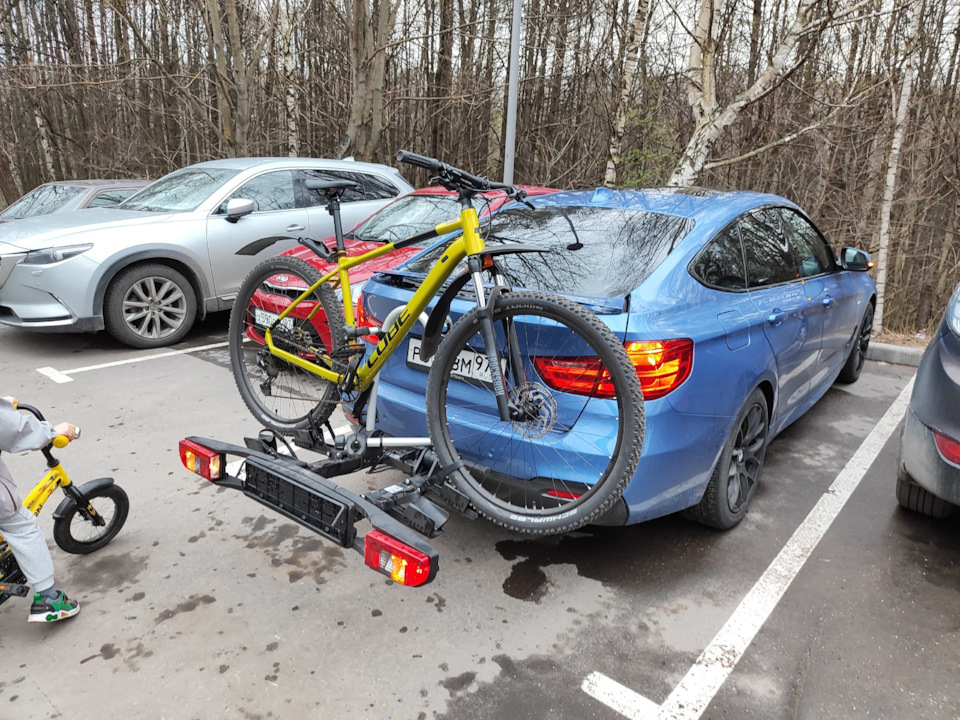 (10) Велобагажник на фаркоп BMW F30/F34 от Audi (What the…) — BMW 3 ...