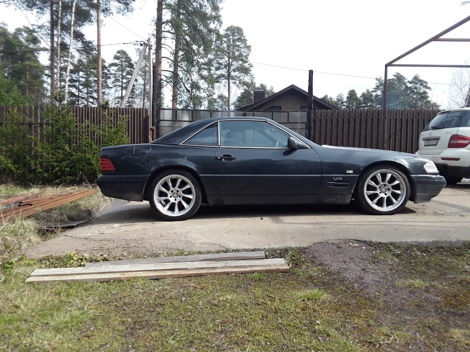 Наконец то подобрал диски — Mercedes-Benz SL-class (R129), 6 л., 1993 ...