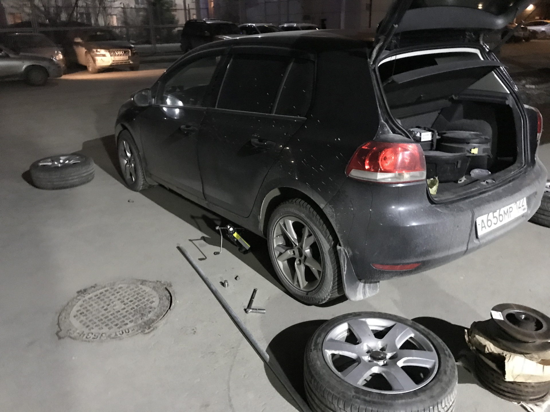 Чё по ковке! Диски 4G0601025 A от Audi на Golf 6. Продолжение_2 — Volkswagen Golf Mk6, 1,6 л ...