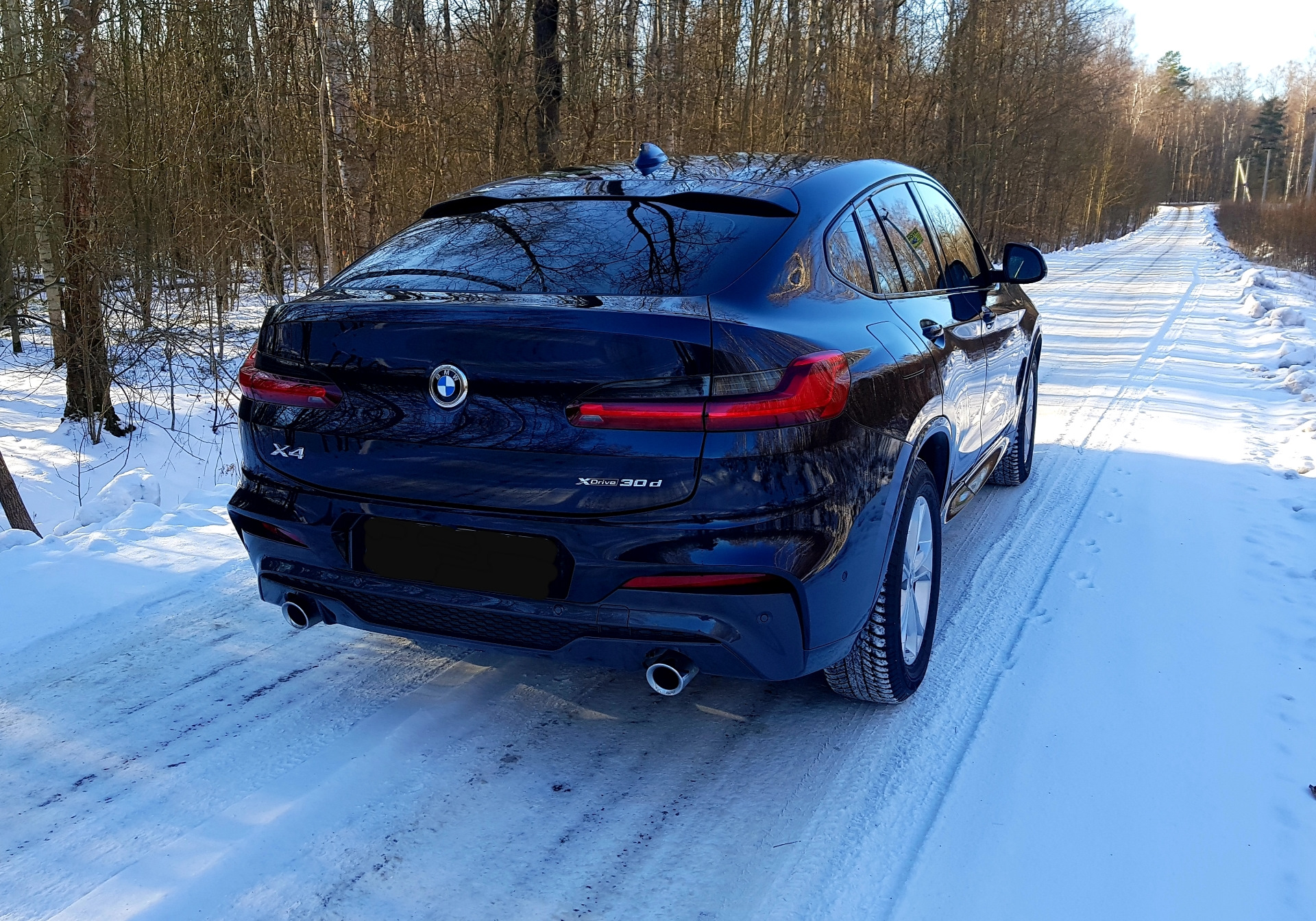 Пара зимних фото. Просто так. — BMW X4 (G02), 3 л, 2019 года | фотография | DRIVE2