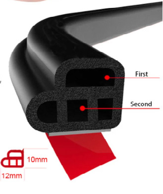 LR037755 ПЕРЕД. И ЗАДН. УПЛОТНИТЕЛЬ ДВЕРИ Jaguar Land Rover | Запчасти ...