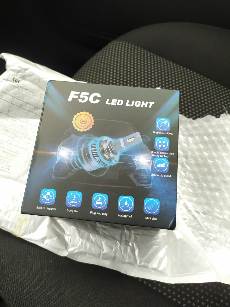 Led F5c в биксеноновые линзы H1 (китай) — Ford Focus Hatchback II, 1,8 ...