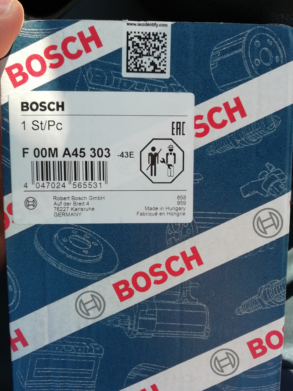 F00MA45303 Регулятор генератора BOSCH | Запчасти на DRIVE2