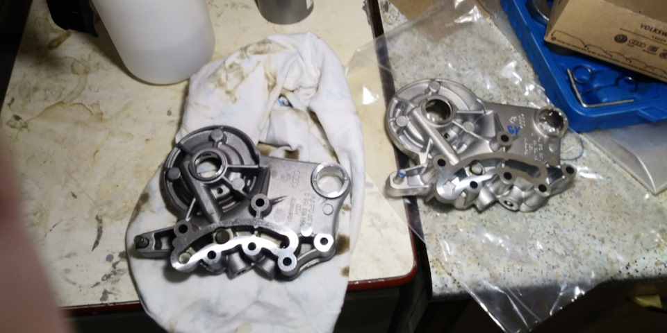 Замена опоры распредвалов 06H103144K — Skoda Octavia A5 Mk2, 1,8 л ...