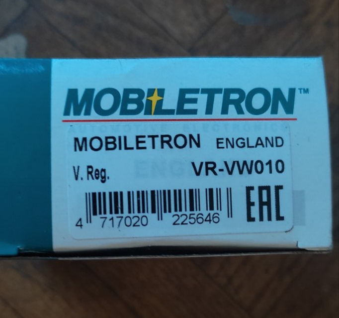 VRVW010 Регулятор генератора MOBILETRON | Запчасти на DRIVE2