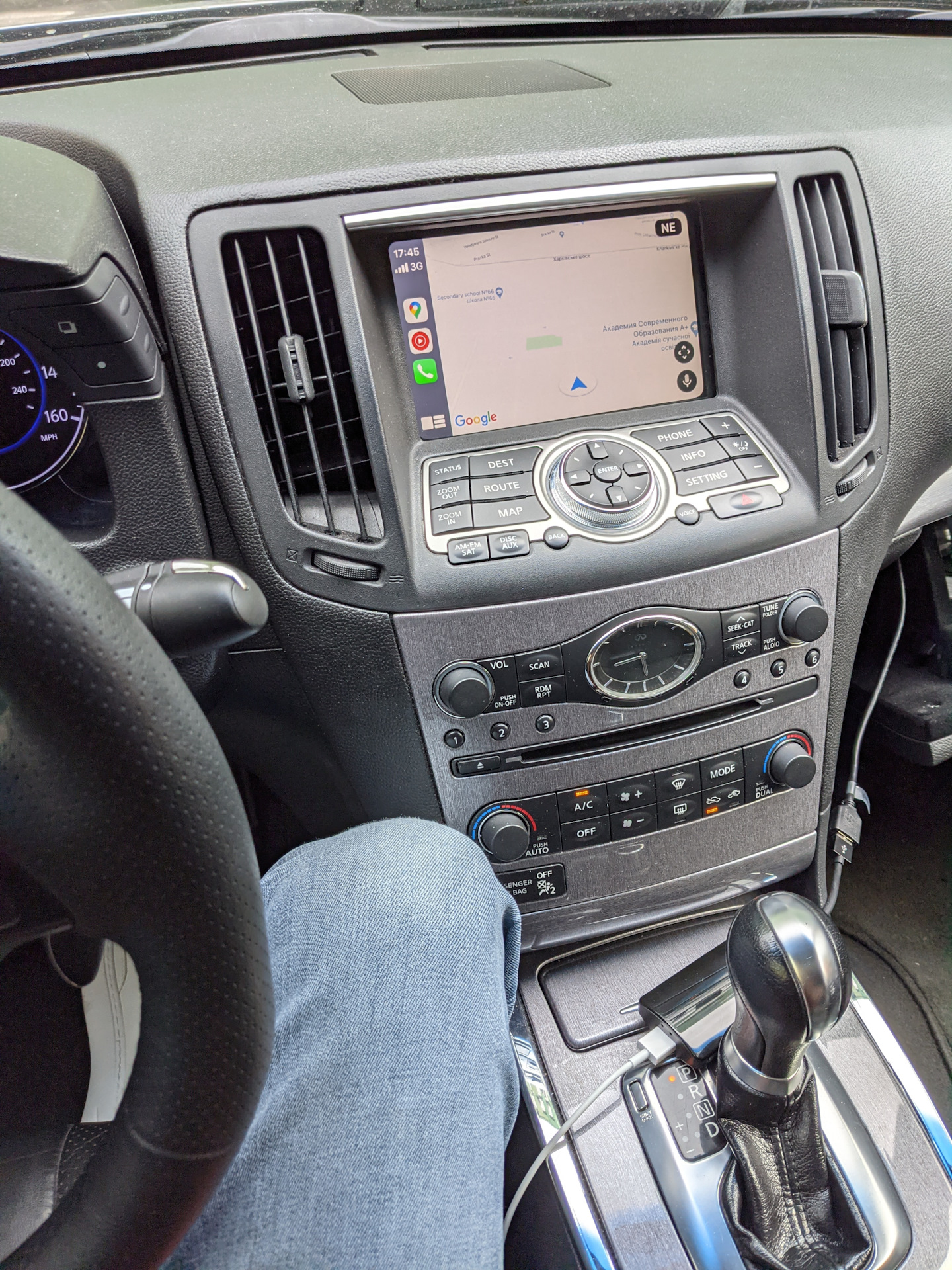 Apple Carplay і Android Auto — Infiniti G37, 3,7 л, 2012 года | тюнинг | DRIVE2