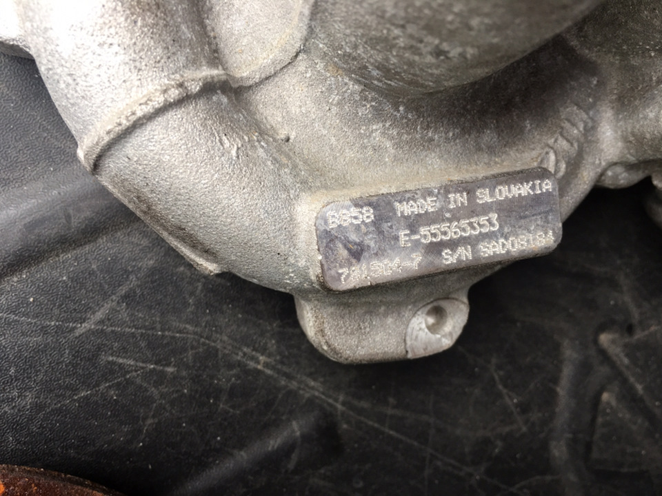 55565353 Турбокомпрессор GM | Запчасти на DRIVE2