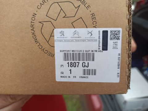 1807GJ Опора двигателя Peugeot Citroen | Запчасти на DRIVE2