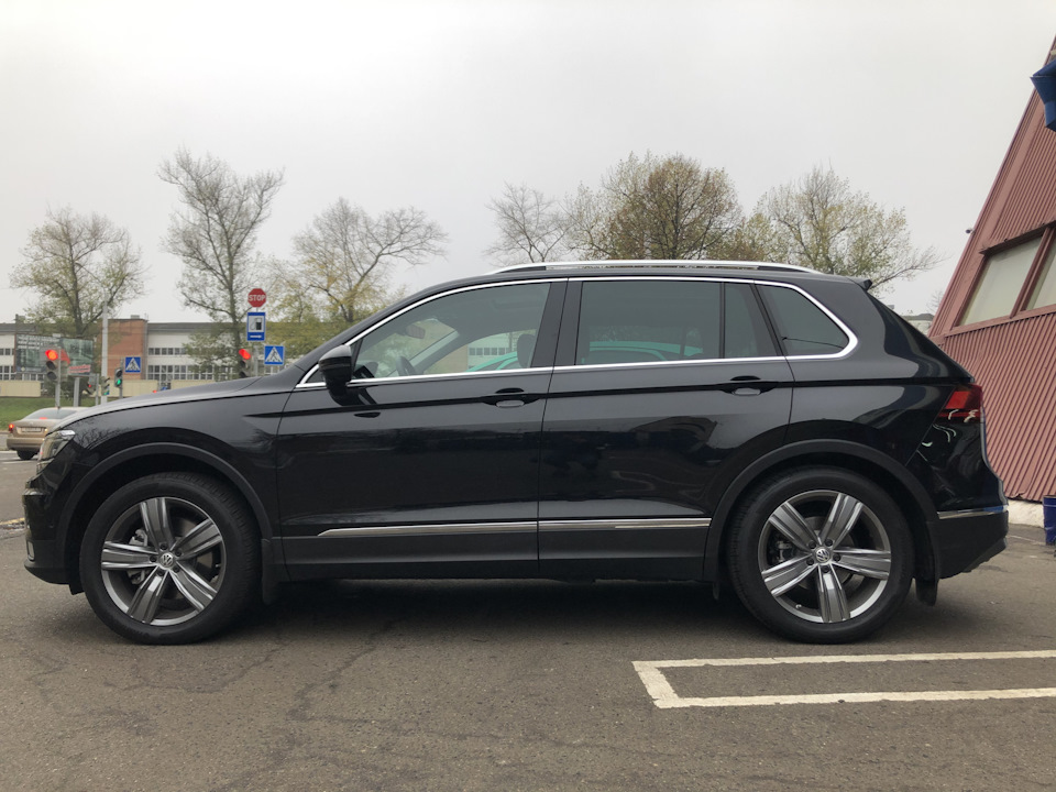 R19->R18 — Volkswagen Tiguan (2G), 2 л, 2019 года | колёсные диски | DRIVE2