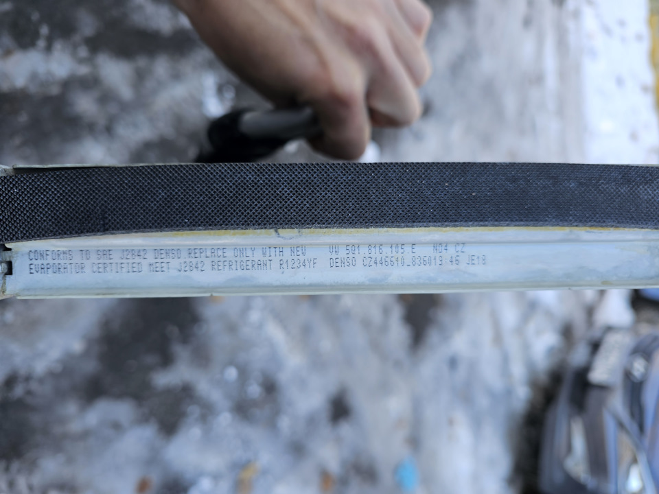 Замена испарителя кондиционера — Skoda Octavia A7 Mk3, 1,8 л, 2018 года ...