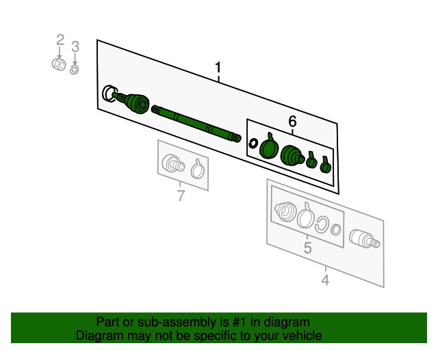 4950838F00 Привод колеса KIA HYUNDAI | Запчасти на DRIVE2