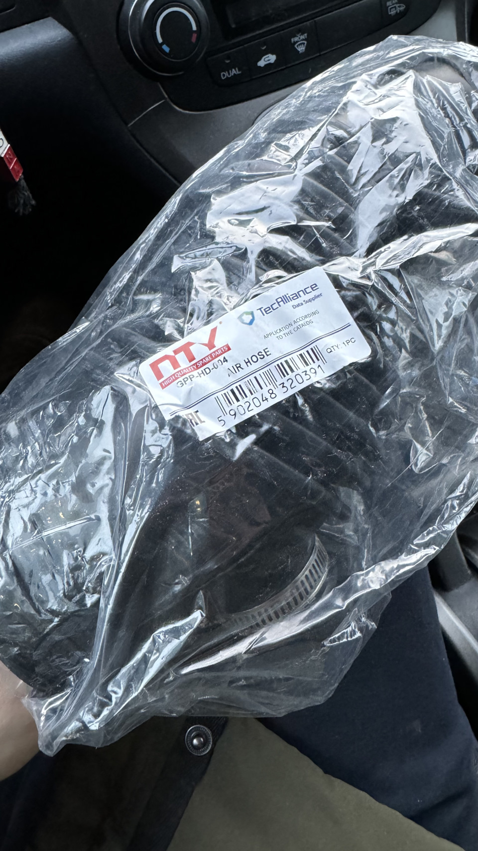 Замена гофры от воздушного фильтра к турбине — Honda CR-V (RE), 2,2 л ...
