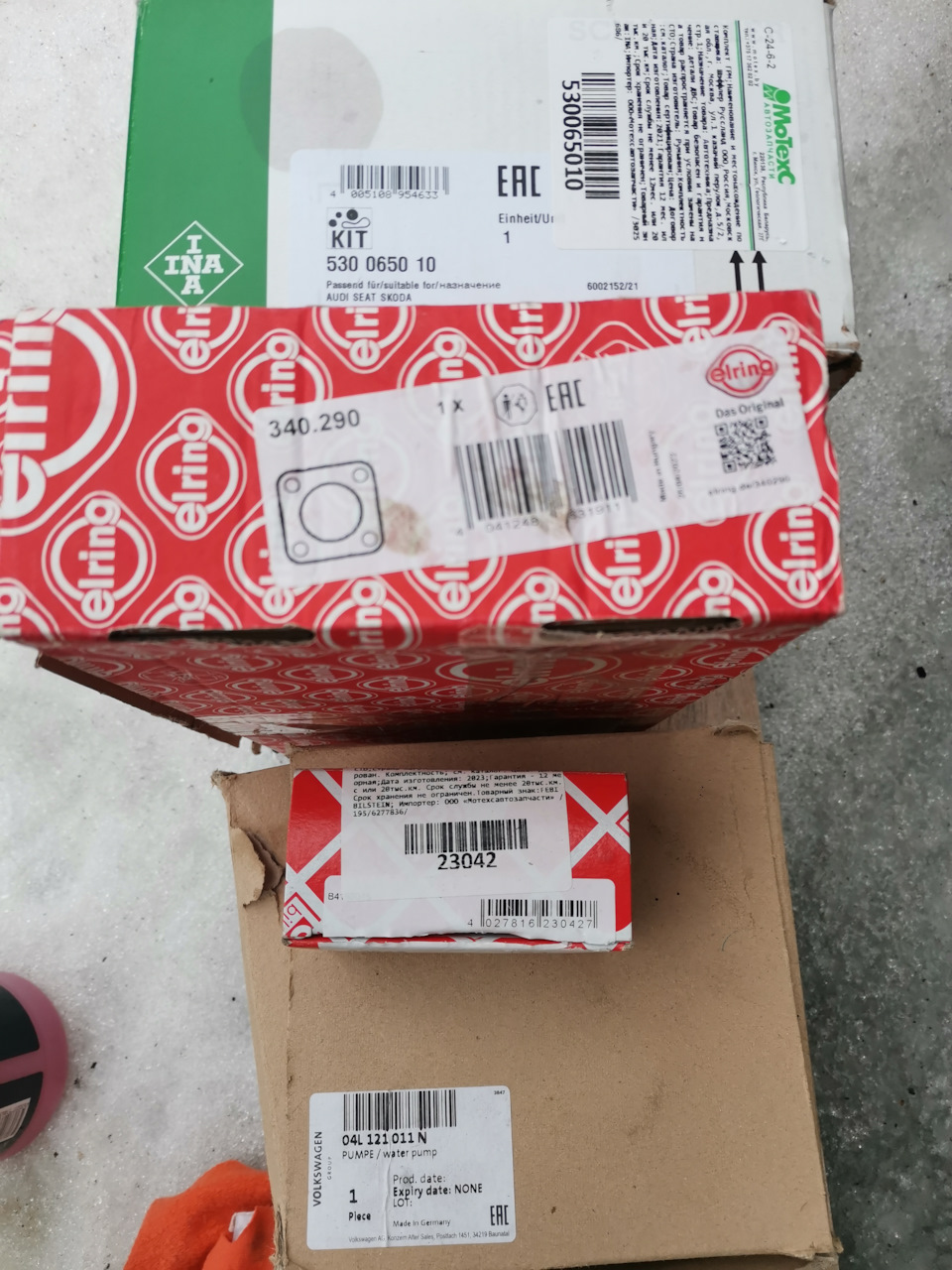 Замена ГРМ на двиг EA288 (DFCA) на пробеге 189 000 км. — Volkswagen ...