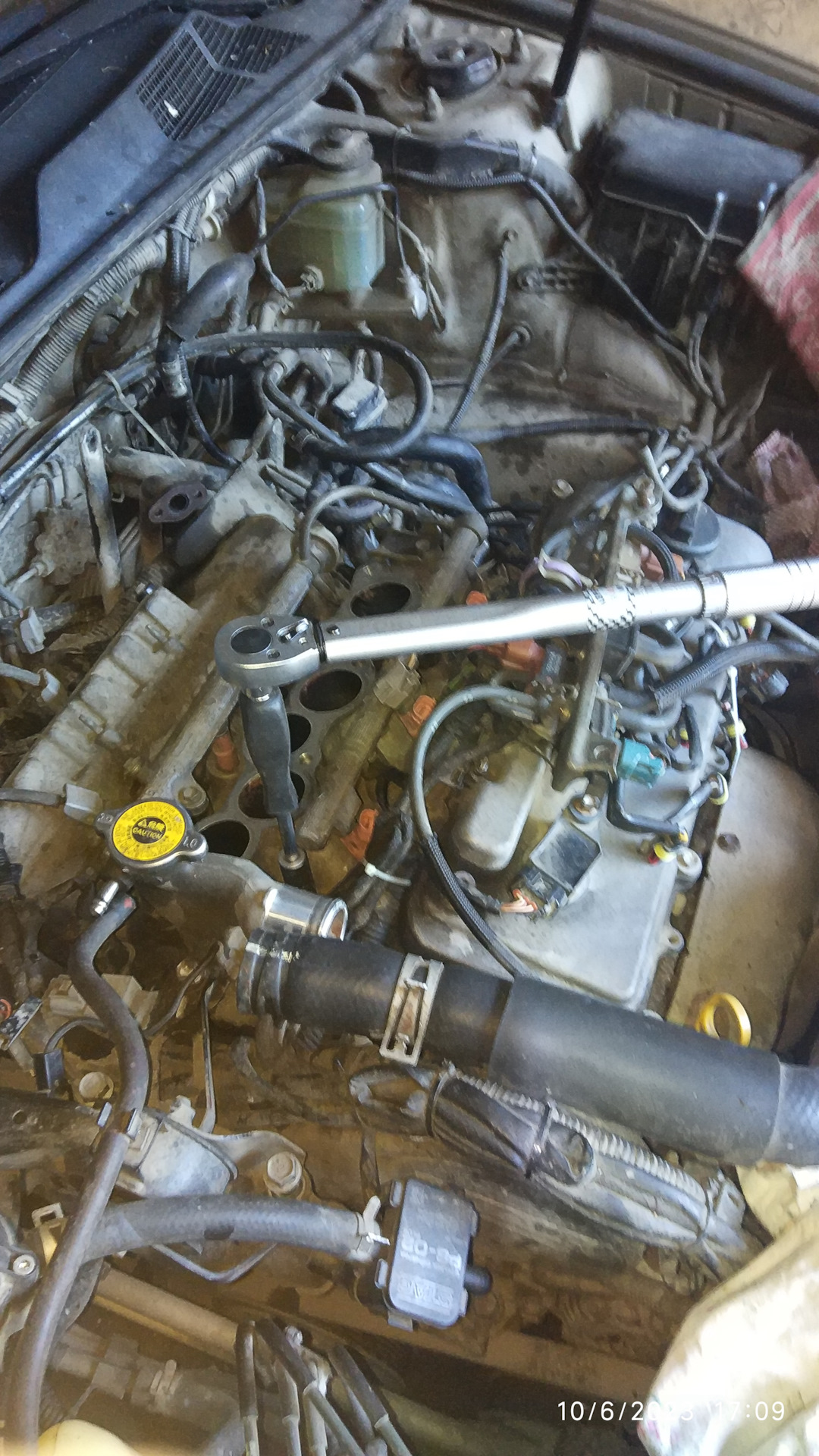 Замена датчика детонации банк 2 — Toyota Camry (XV30), 3 л, 2005 года ...