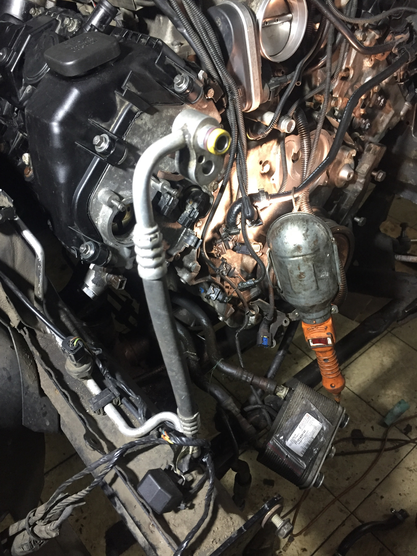 👊Вскрываем движок:( Ну вот и встрял. — BMW X5 (E53), 4,4 л, 2004 года ...