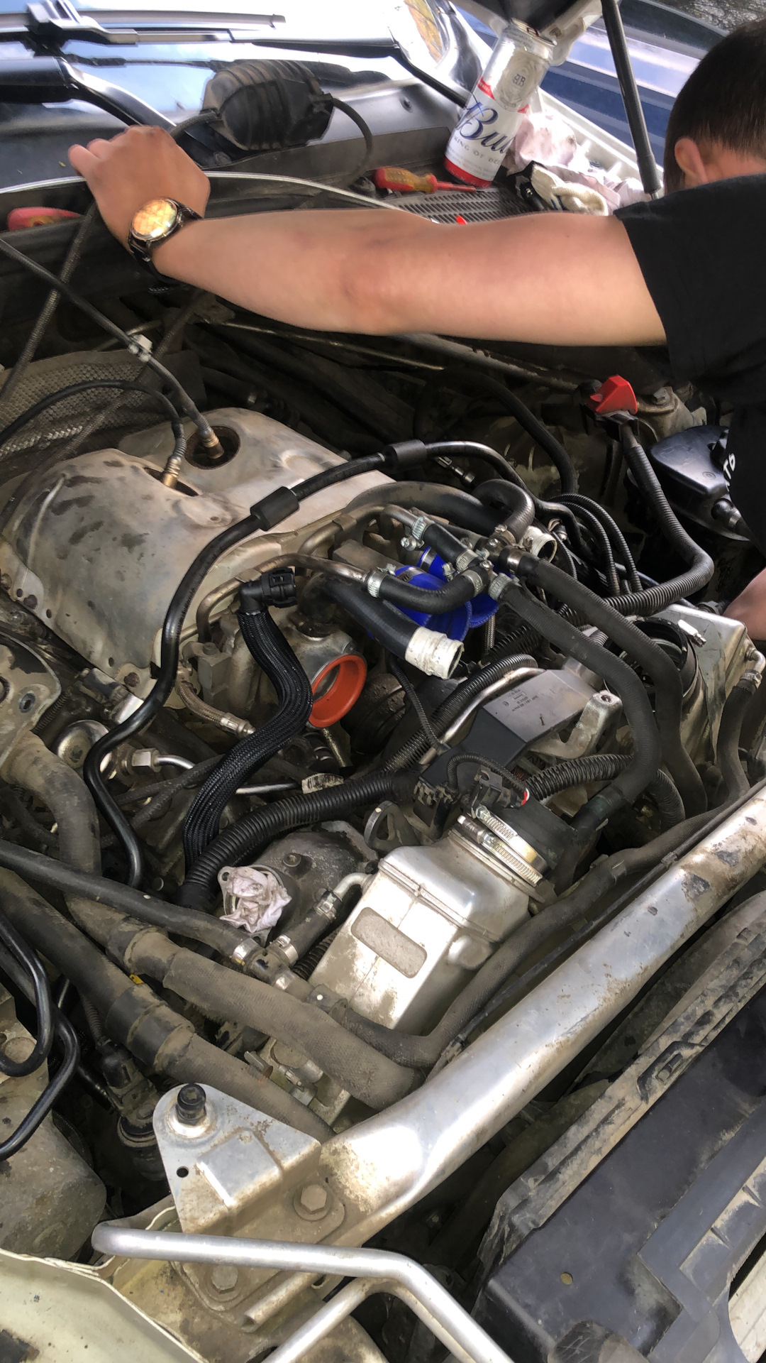 Замена коробов воздухопритока — BMW X6 M (E71), 1,4 л, 2009 года ...